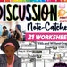 Discussion Note Worksheets. Note-catcher Worksheets, Accountable Talk ...