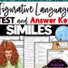 Similes Test | Figurative Language Test | Similes Assessment | Reading ...