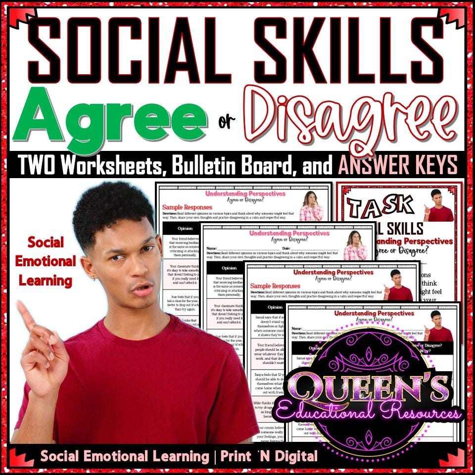 Social Skills Activities | Social Emotional Learning Worksheets ...