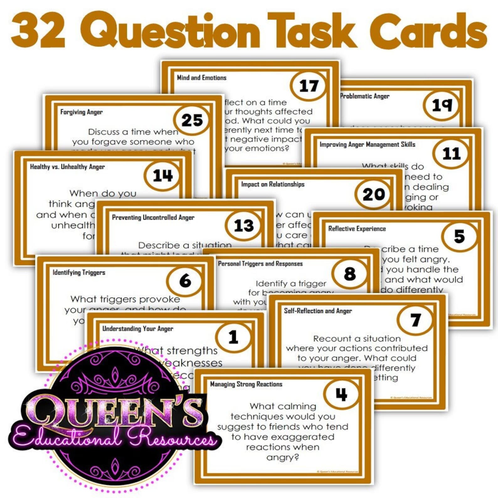 Anger Management Worksheets | Anger Management Reflection Questions ...