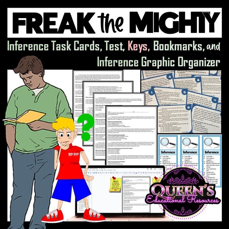 Freak the Mighty Assessment, Inference Test, Making Inferences Task ...