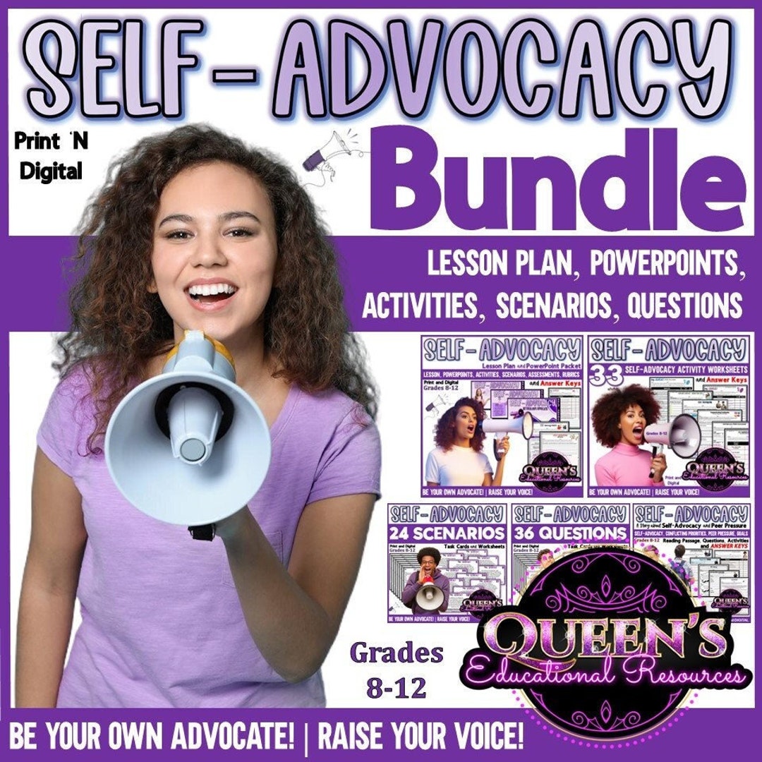 Self-advocacy Lesson | Self-advocacy Activities | Self-advocacy ...