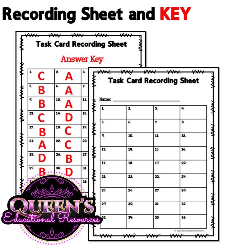 Figurative Language Task Cards | Multiple-choice Task Cards | Reading ...