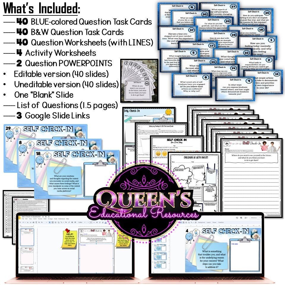 Self Check-in | Emotions Check-in | Emotional Regulation | Feelings ...