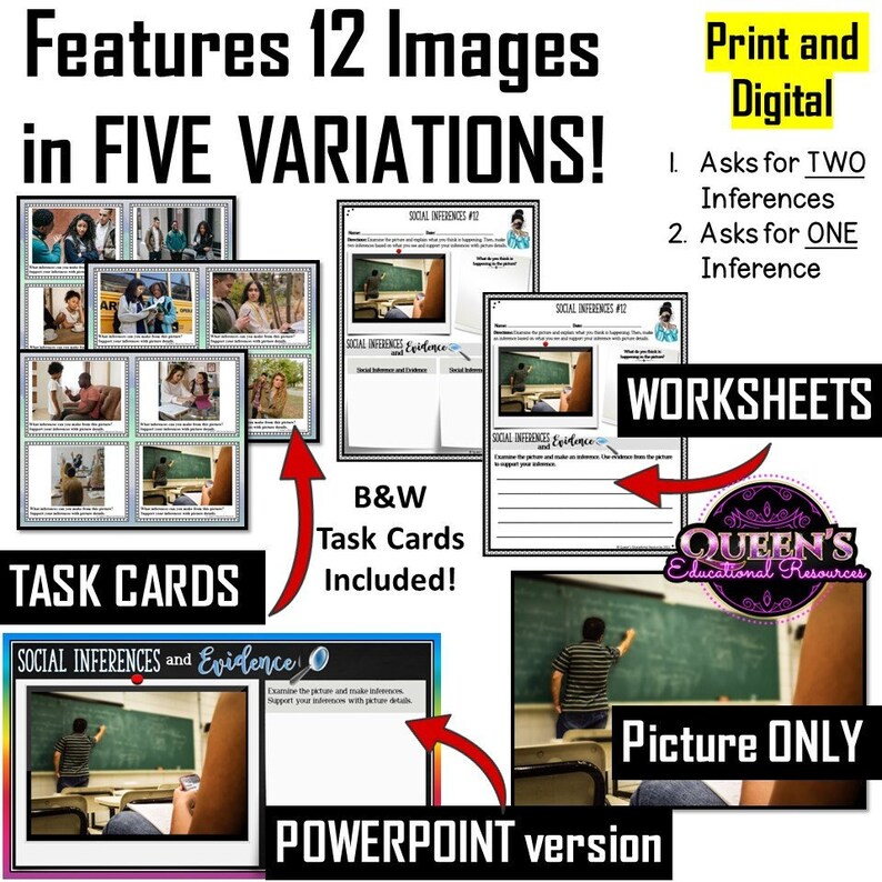 Social Inferences, Making Inferences With Pictures, Making Inferences ...