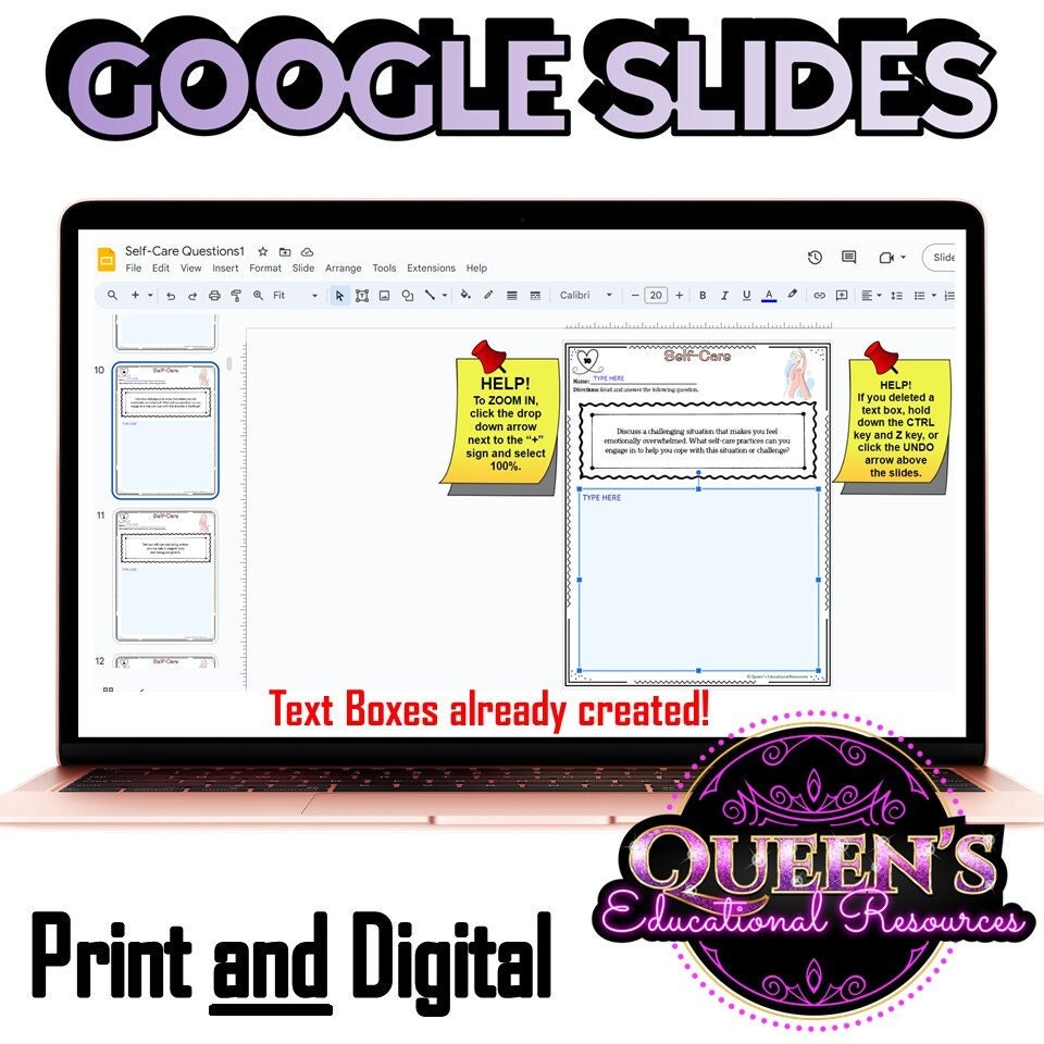 Self-care for Teens Self-care Questions and Worksheets Reflection ...