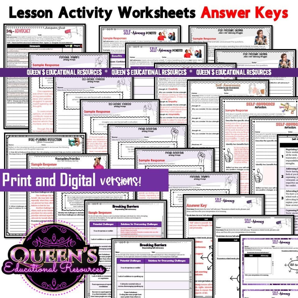 Self-advocacy Lesson | Self-advocacy Activities | Self-advocacy ...