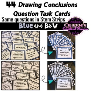 Inference Questions, Drawing Conclusions Sentence Starters, Making ...