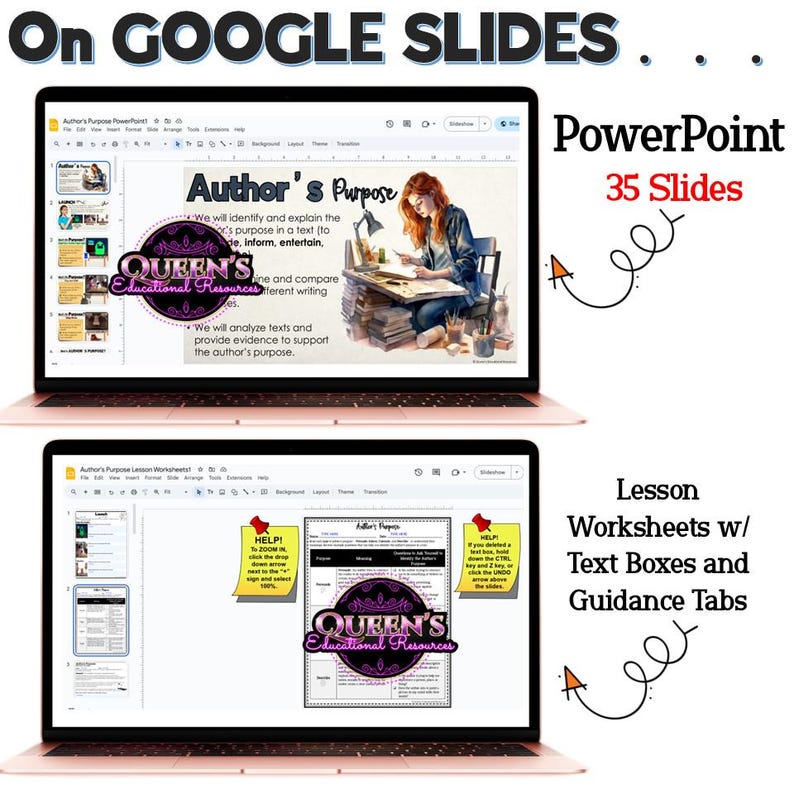 Author's Purpose Lesson Plan | Powerpoint | Activities | Author's ...
