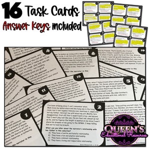 Bronx Masquerade Assessment, Inference Test, Making Inferences Task ...