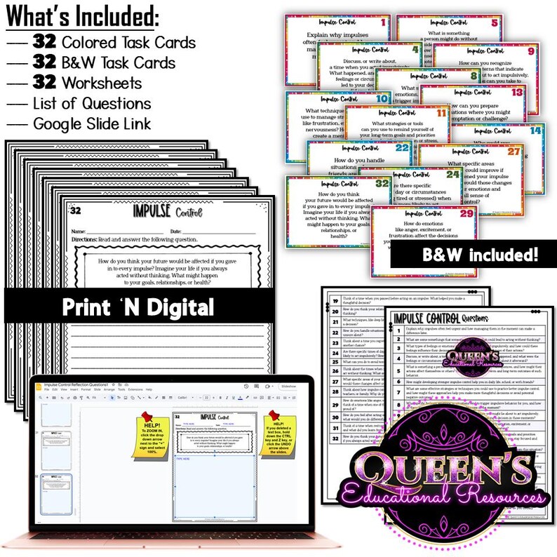 Self-control Questions | Impulse Control Questions | Self-regulation ...