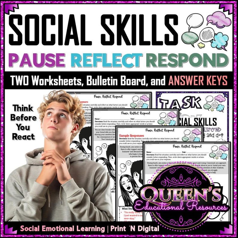 Social Skills Activities | Social Emotional Learning Worksheets ...