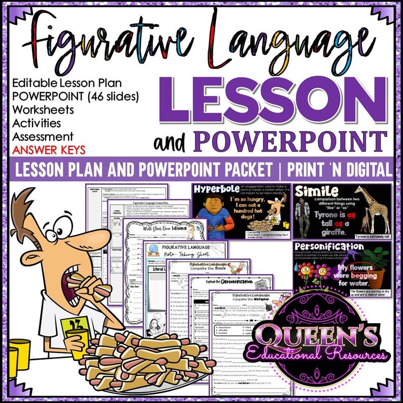 Figurative Language Activities | Worksheets | Task Cards | Reading ...