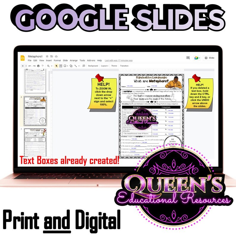 Metaphors Activities | Metaphor Worksheets | Figurative Language ...