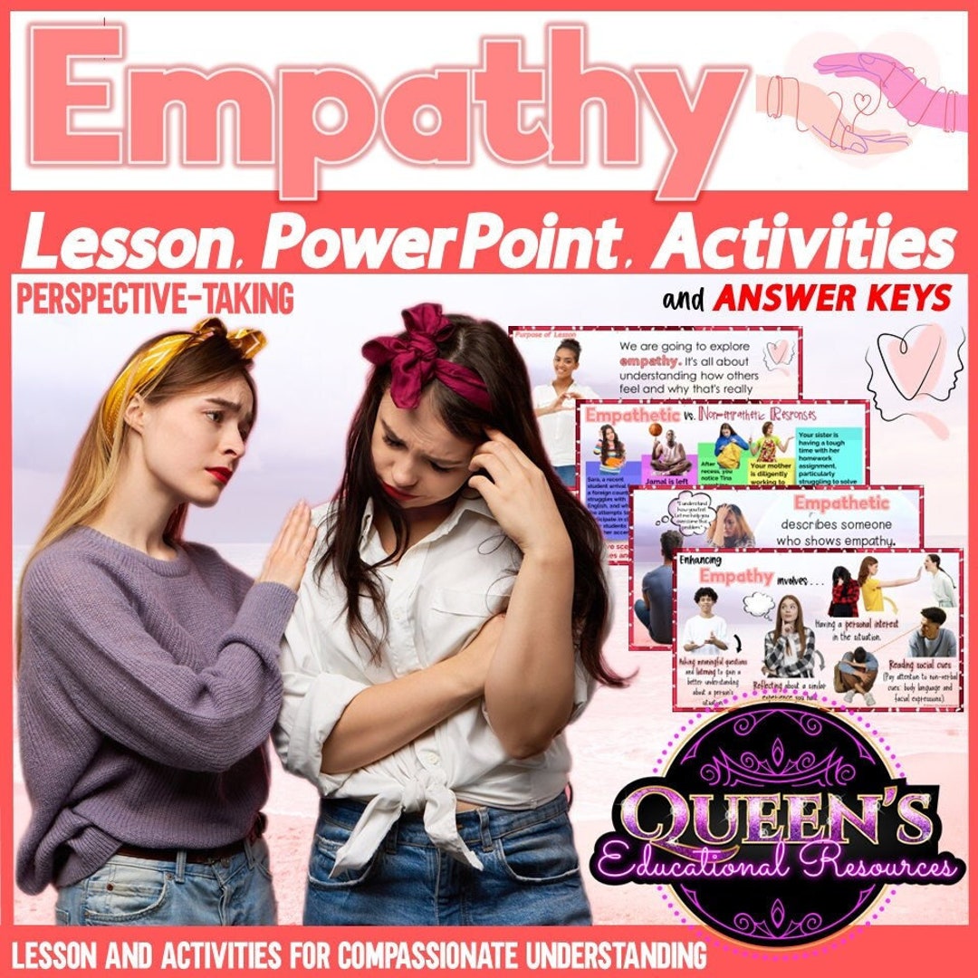 Empathy Lesson Plan | Empathy Powerpoint Activity Worksheets | Perspective-taking | Social ...