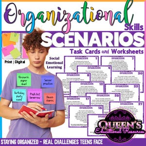Organizational Skills Activities and Scenarios | Organizational Skills ...