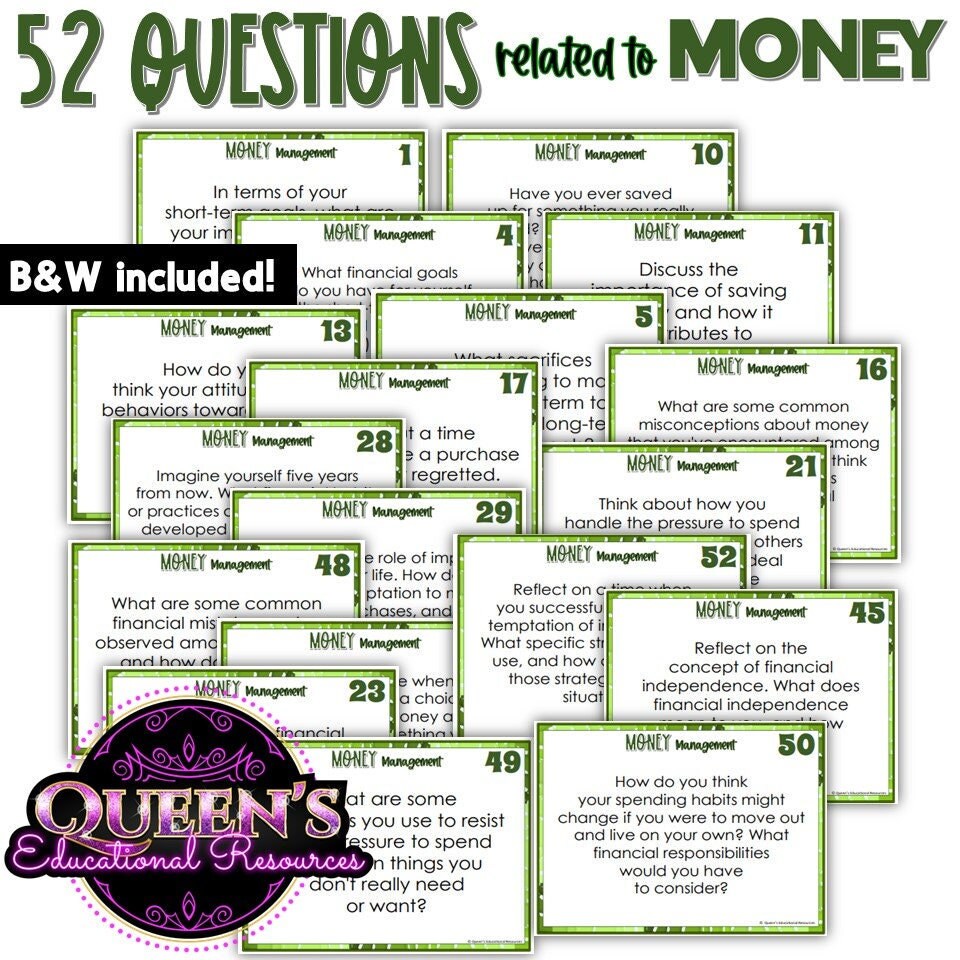 Financial Literacy | Money Management Skills Questions | Budgeting ...