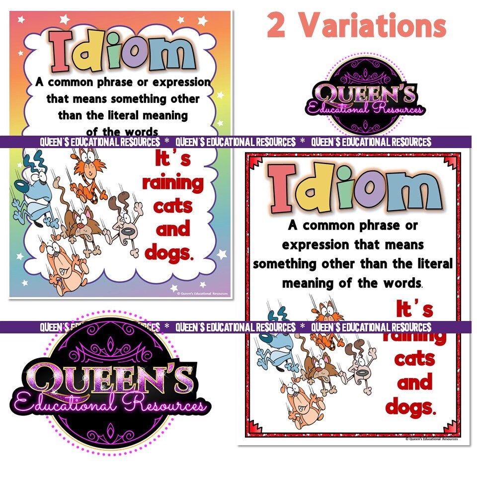 Figurative Language Posters | Learning Posters | Onomatopoeia ...