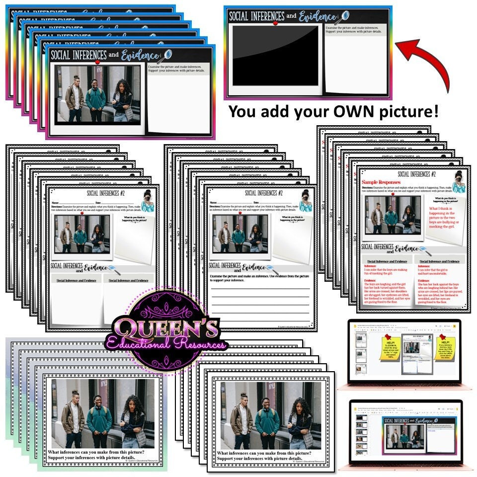 Social Inferences, Making Inferences With Pictures, Making Inferences ...