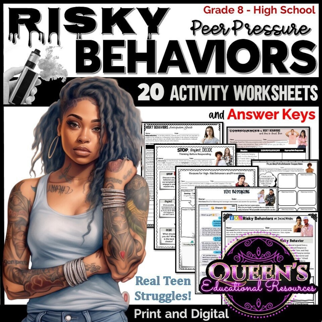 Peer Pressure Activities Peer Pressure Worksheets Social Pressures ...