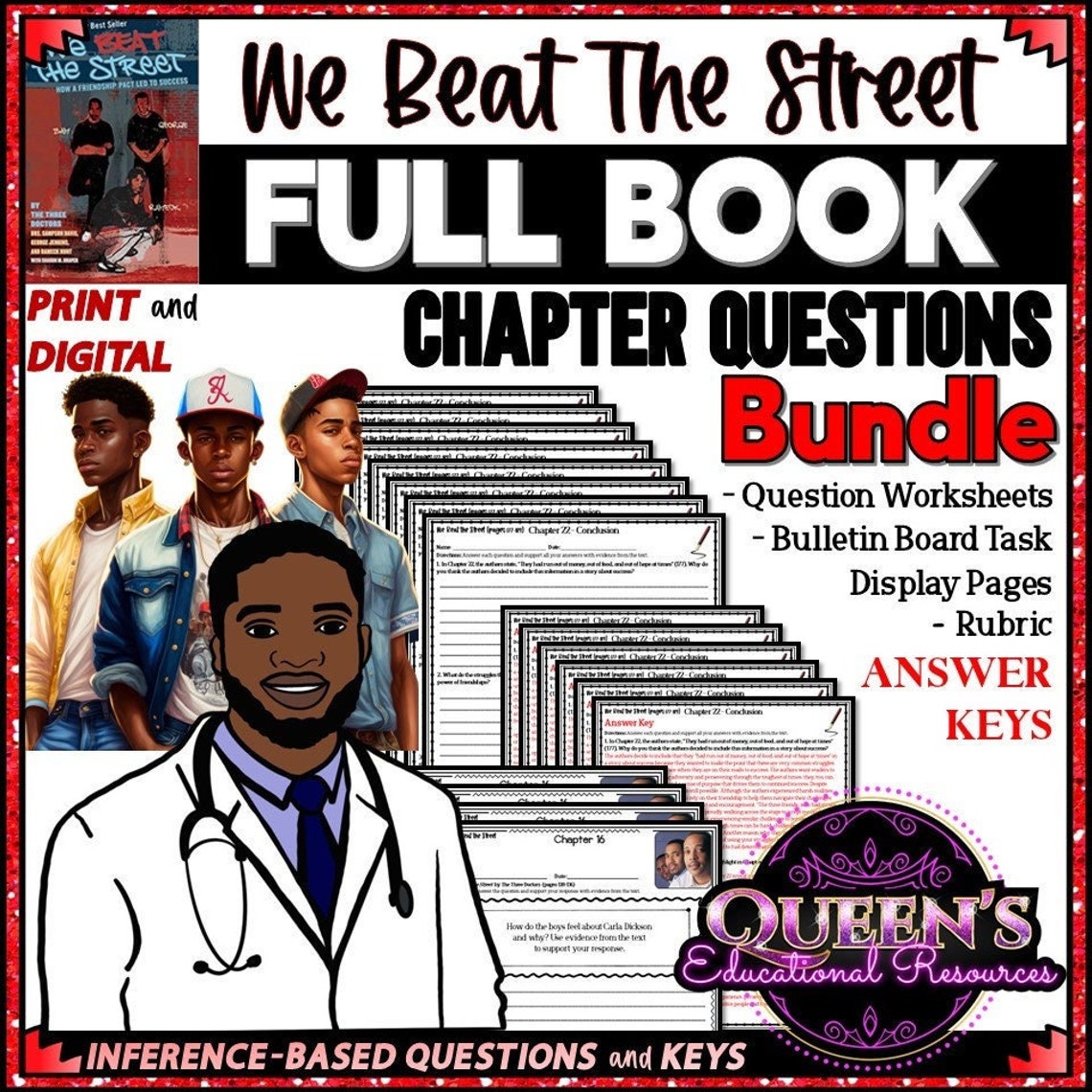 We Beat the Street Chapter Questions, Activities, We Beat the Street ...