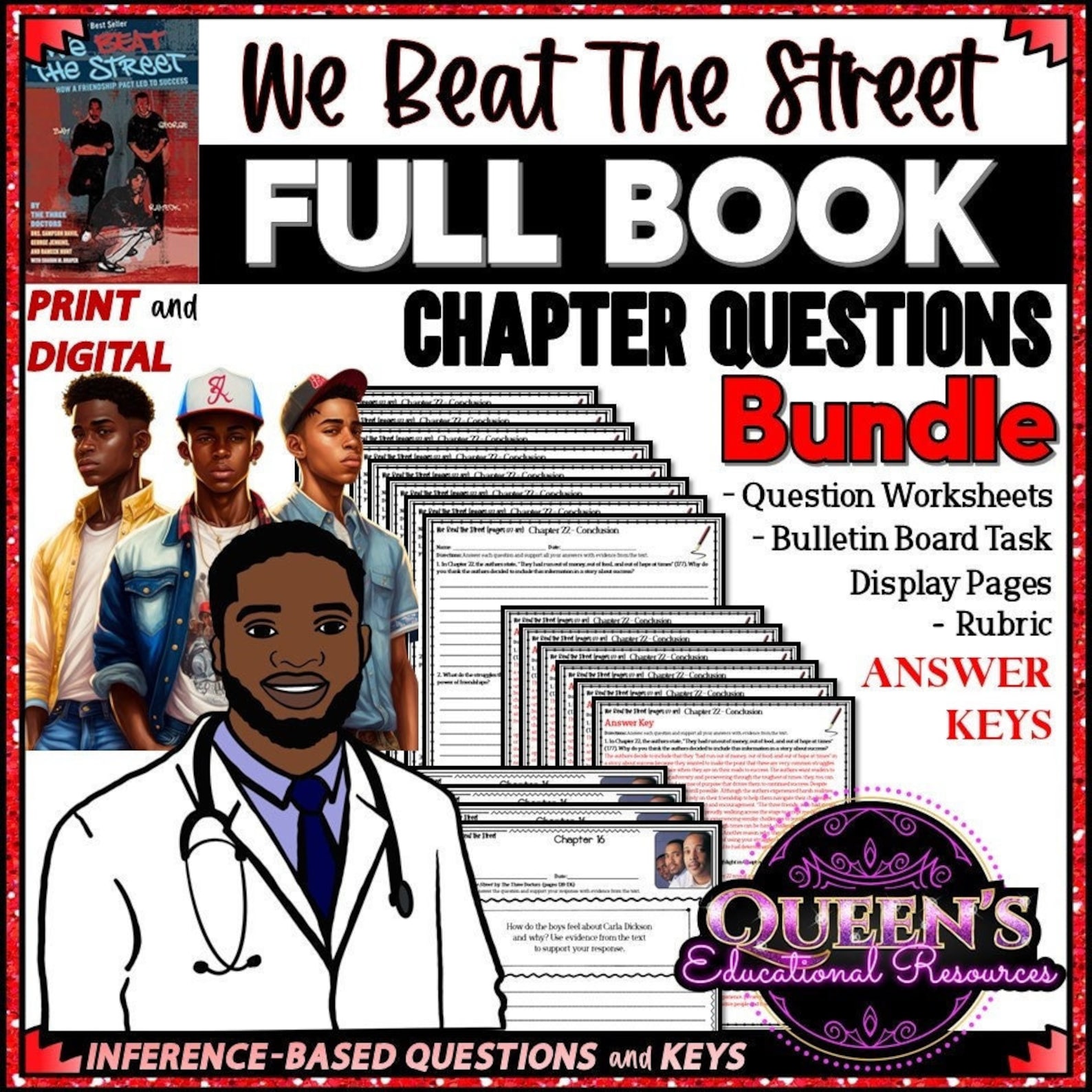 We Beat the Street Chapter Questions, Activities, We Beat the Street ...