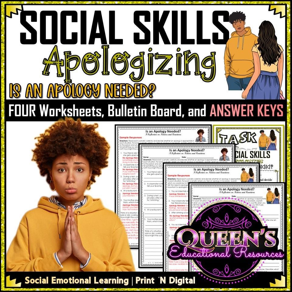 Social Skills Activities | Social Emotional Learning Worksheets ...