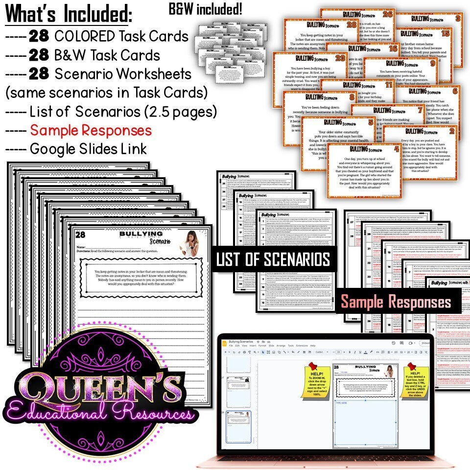 Bullying Scenarios | Bullying Awareness | Anti Bullying | Bullying ...