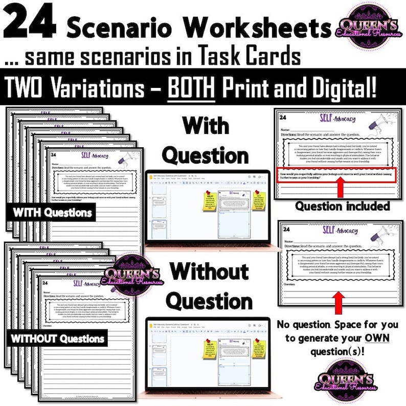Self-advocacy Scenarios | Self-advocacy Situation Cards | Self-advocacy ...