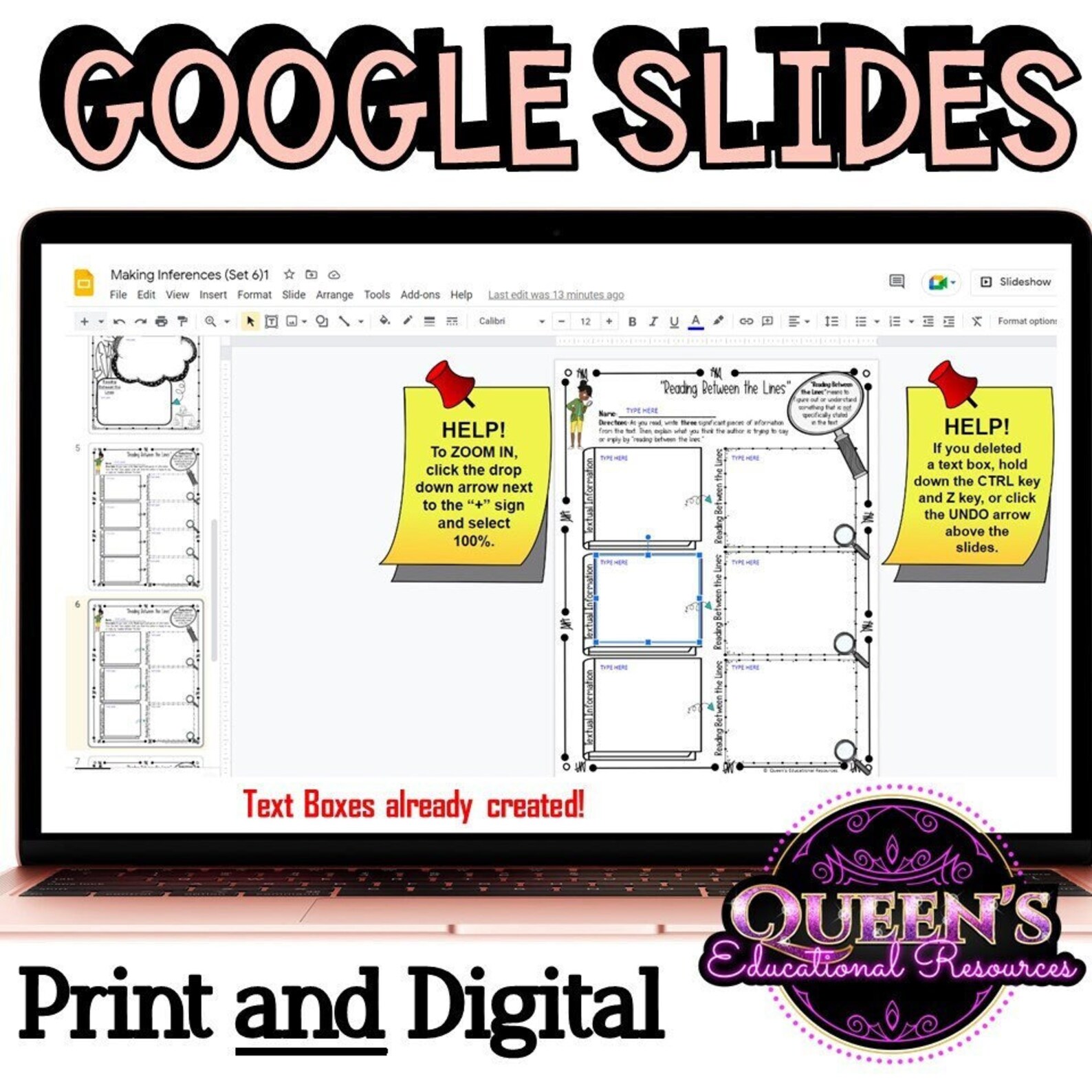 Making Inferences Graphic Organizers, Reading Comprehension, Making ...