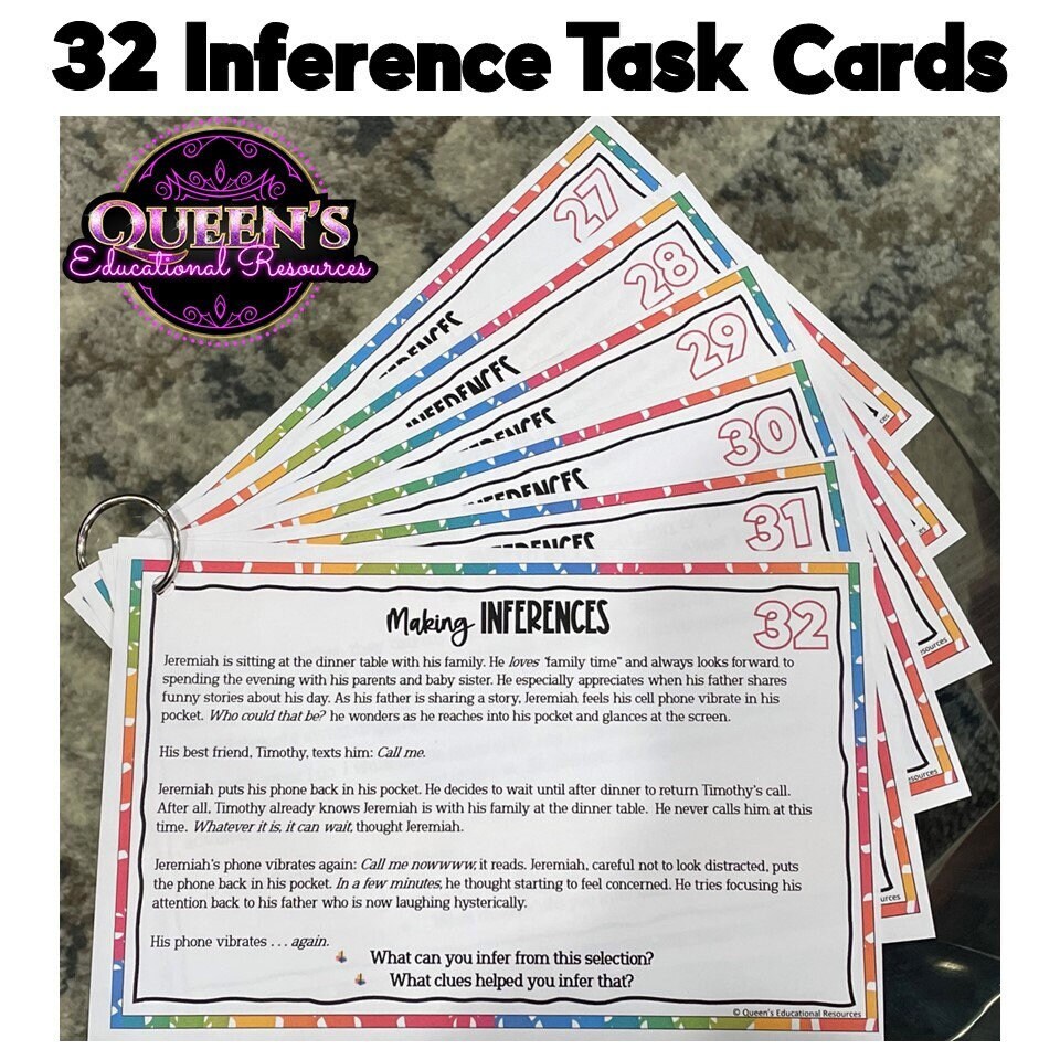 Inference Reading Passage, Reading Comprehension, Making Inferences ...