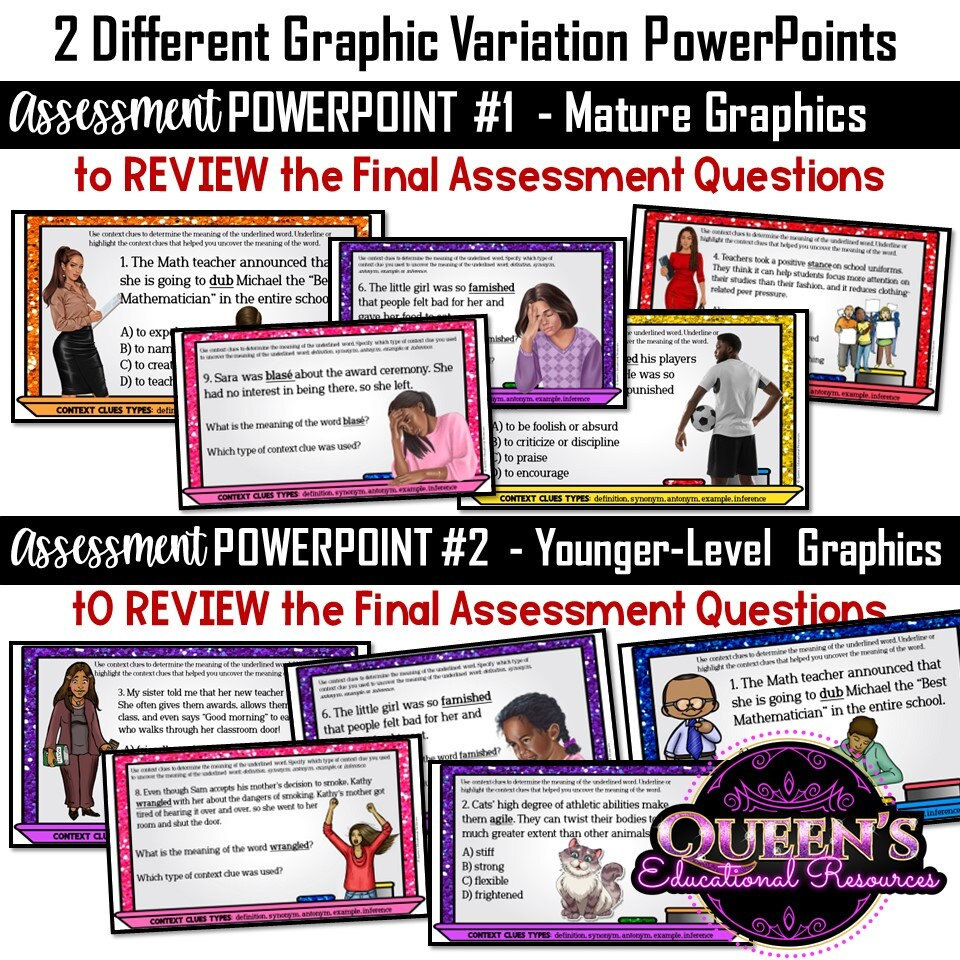 Context Clues Test, Context Clues Assessment, Context Clues Worksheets ...