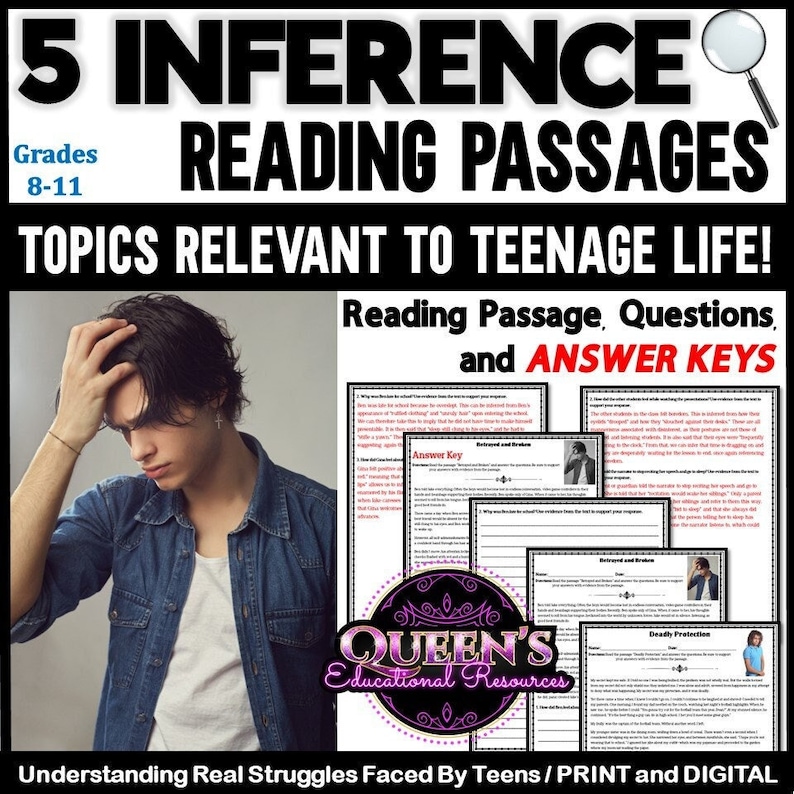Inference Reading Passage, Reading Comprehension, Making Inferences ...