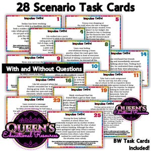 Self-control Scenarios | Impulse Control Scenarios | Self-regulation ...
