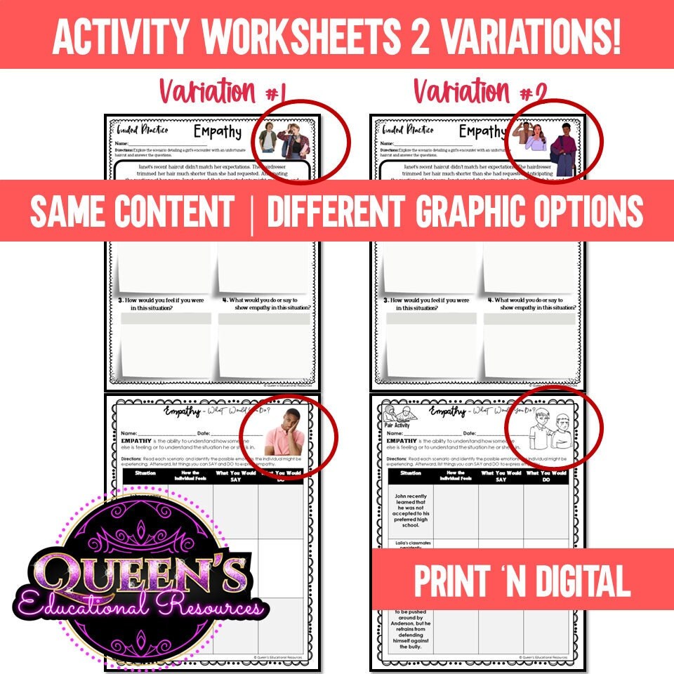 Empathy Lesson Plan Empathy Powerpoint Activity Worksheets Perspective ...