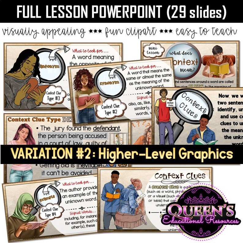 Context Clues Lesson Plan, Powerpoints, and Activities, Context Clues ...