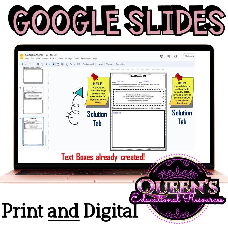 Good Manners Scenarios, Good Manners Task Cards, Mannerisms Worksheets ...