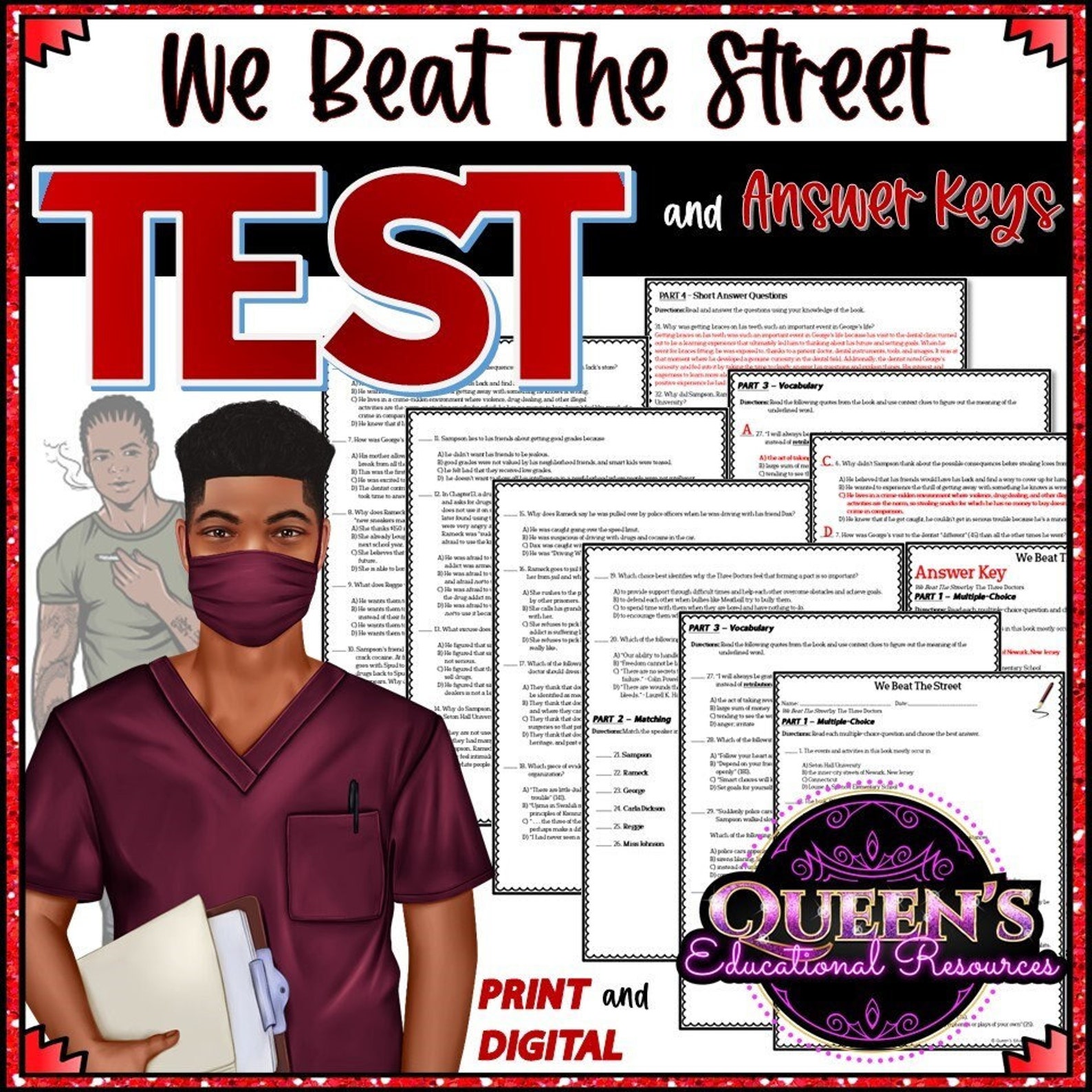 We Beat the Street Chapter Questions, Activities, We Beat the Street ...
