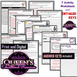 Reading Passage, Self-talk Activities, Positive Affirmations Scenarios ...