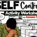 Self-control Worksheets | Self-awareness Worksheets | Self-management ...