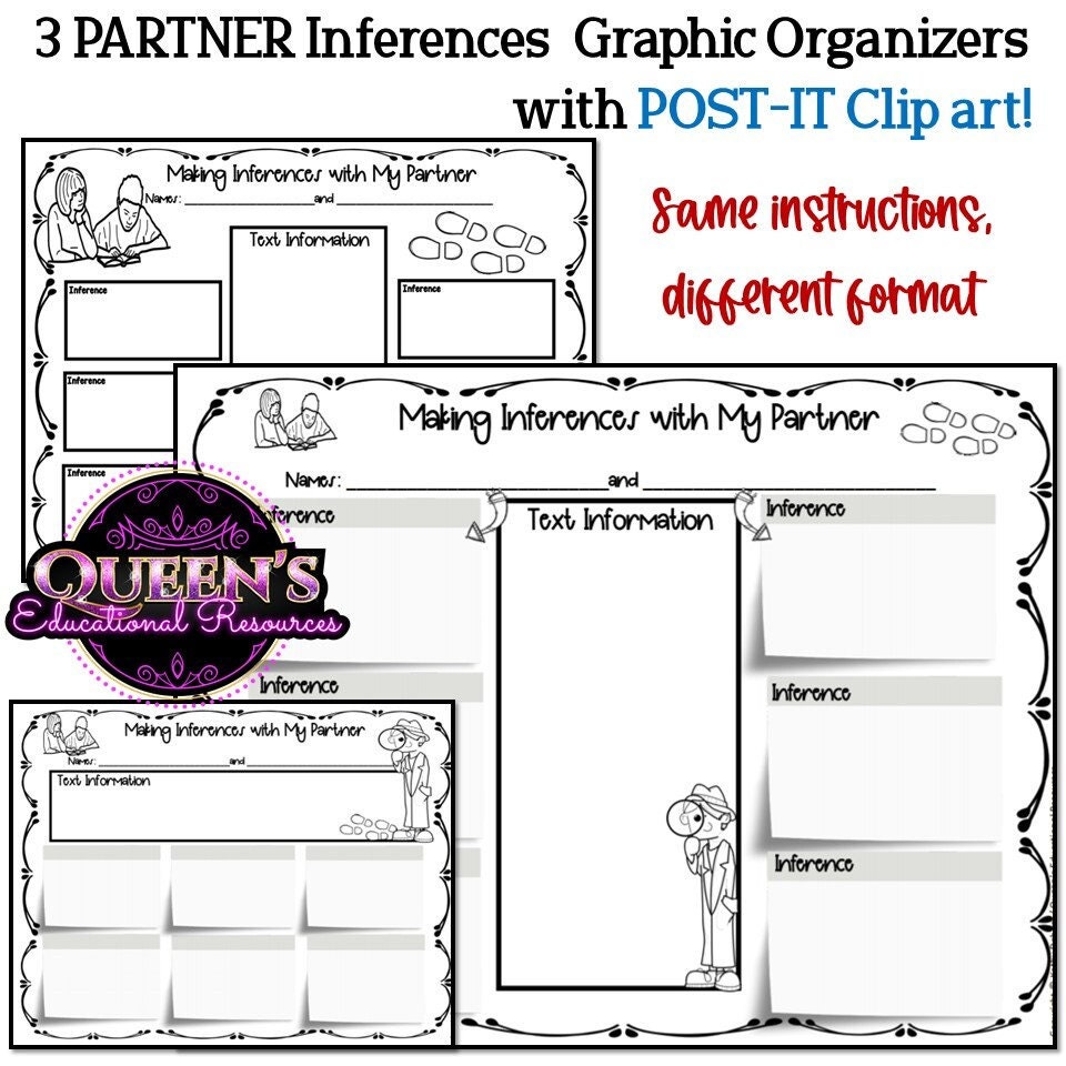 Inference Graphic Organizer, Reading Comprehension, Making Inferences ...