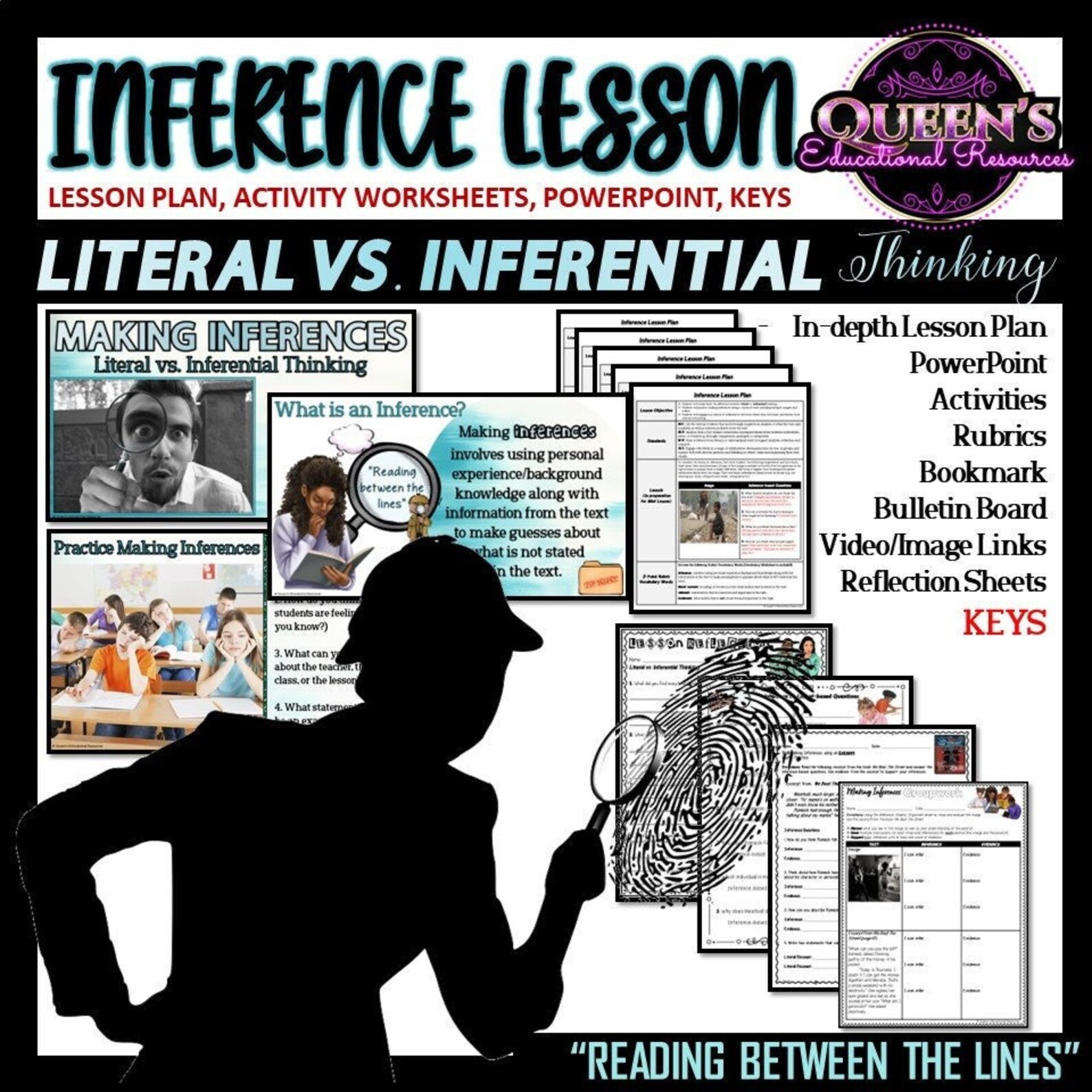 Inference Lesson Plan and Powerpoint, Reading Comprehension, Making ...