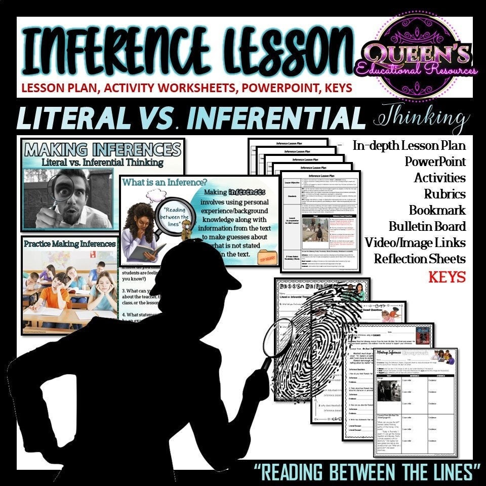Inference Lesson Plan and Powerpoint, Reading Comprehension, Making ...