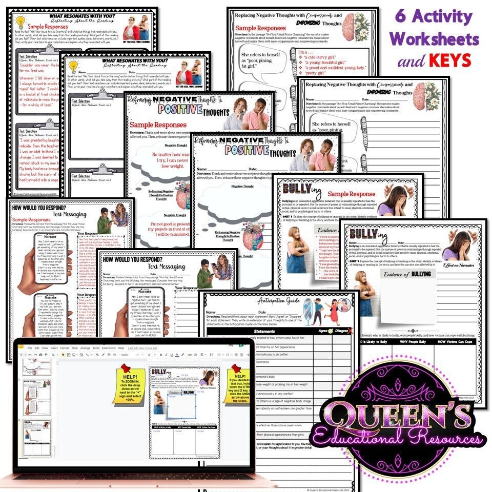 Conflict Reading Passage and Activity Worksheets, Conflict Resolution ...