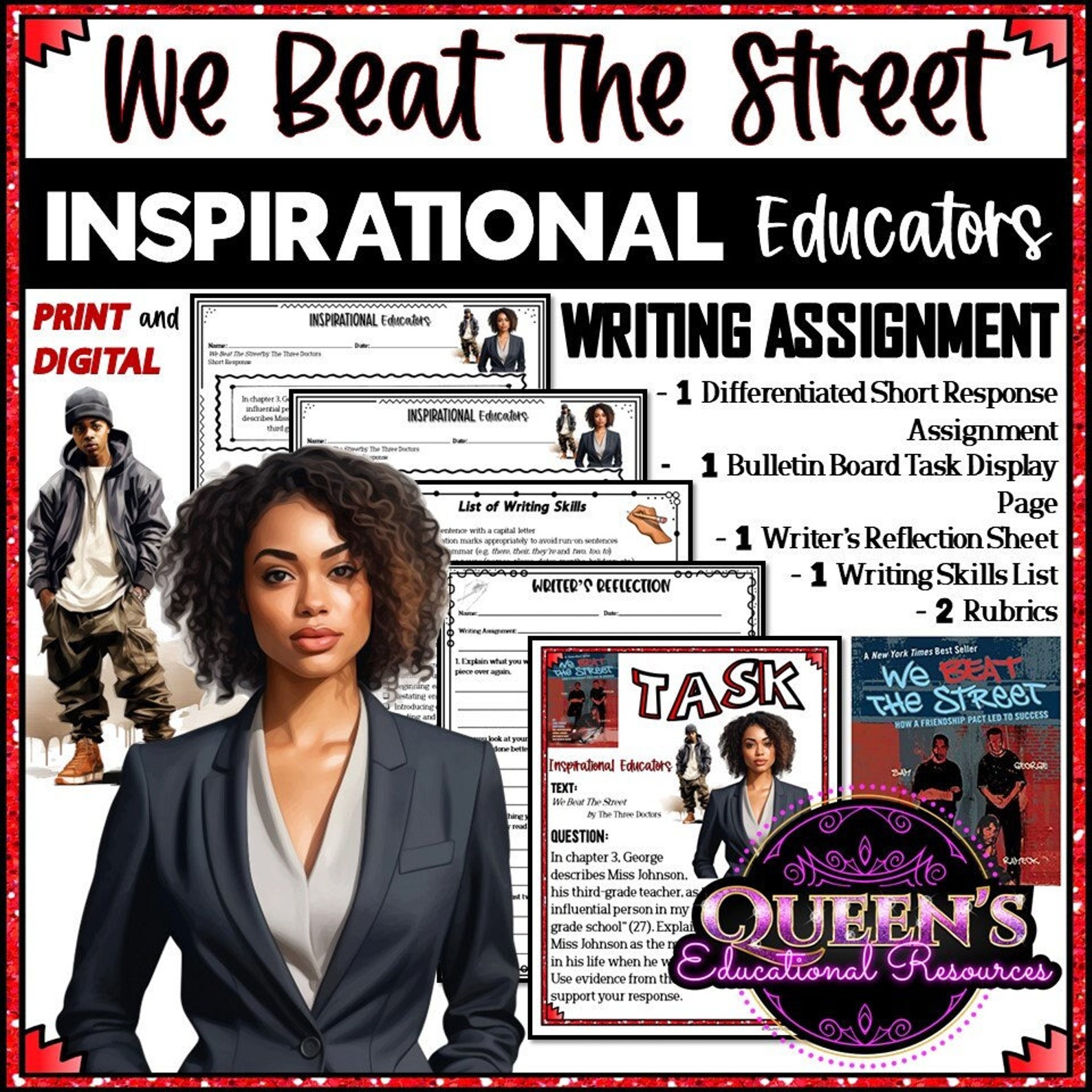 We Beat the Street Chapter Lesson Plan and Activities, We Beat the ...