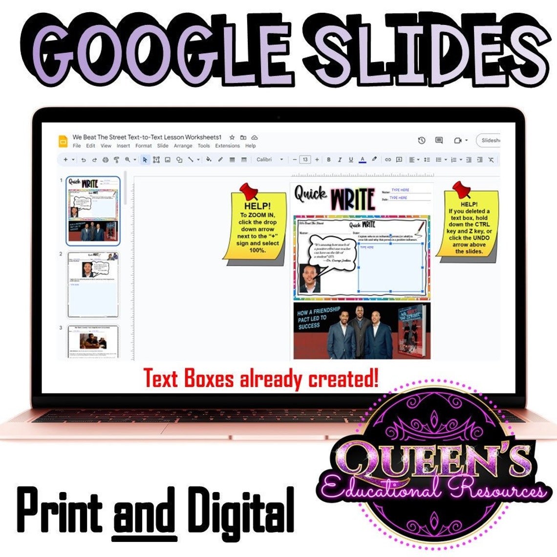 We Beat the Street Chapter Lesson Plan and Activities, We Beat the ...