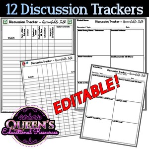 Discussion Data Analysis, Data Trackers, Classroom Talk Analysis ...