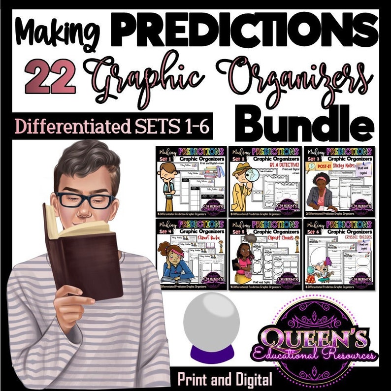 Making Predictions Graphic Organizers, Reading Comprehension, Making ...