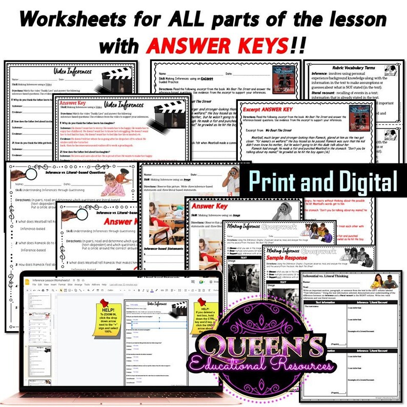 Inference Lesson Plan and Powerpoint, Reading Comprehension, Making ...