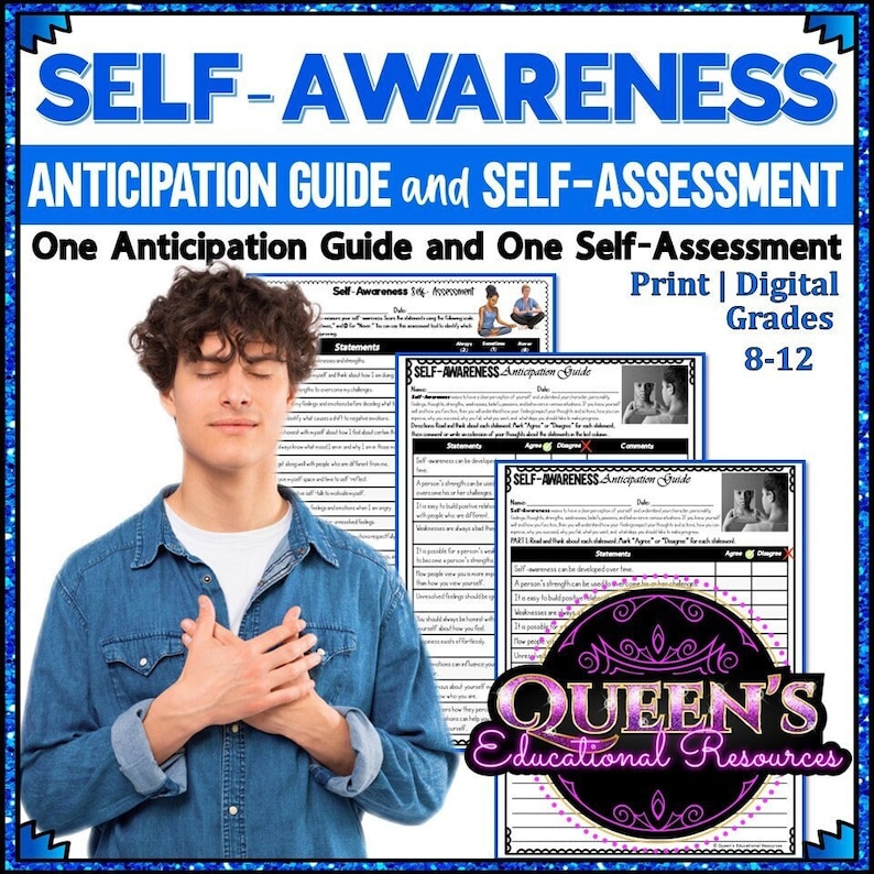 Self-awareness Anticipation Guide and Self-assessment Self-awareness ...